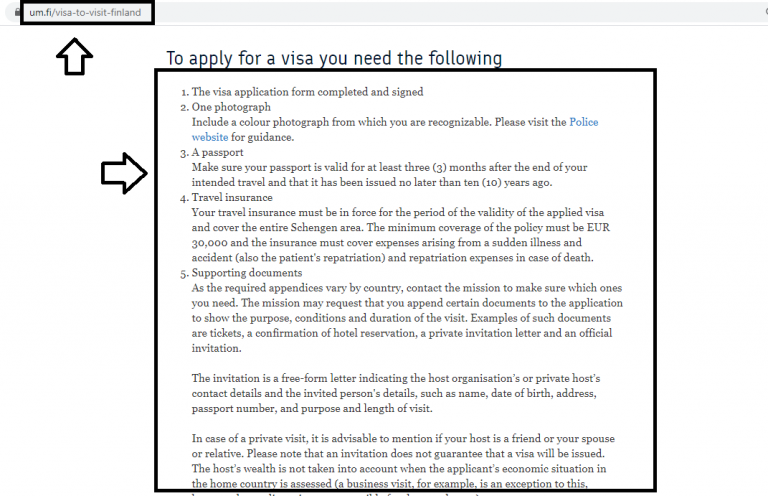 Finland Schengen Visa Requirements | Application Documents & Types