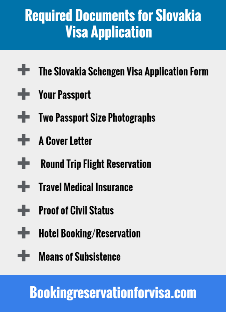 Slovakia Visa Application Requirements - Slovakia Visa Guide