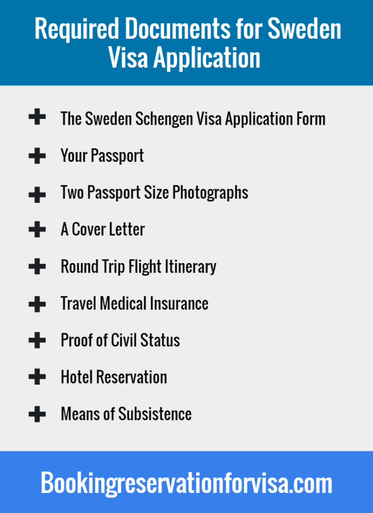 Sweden Visa Application Requirements - Schengen Visa Guide