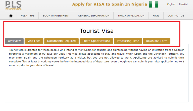 Applying Spain Schengen Visa from Nigeria - Steps and Details