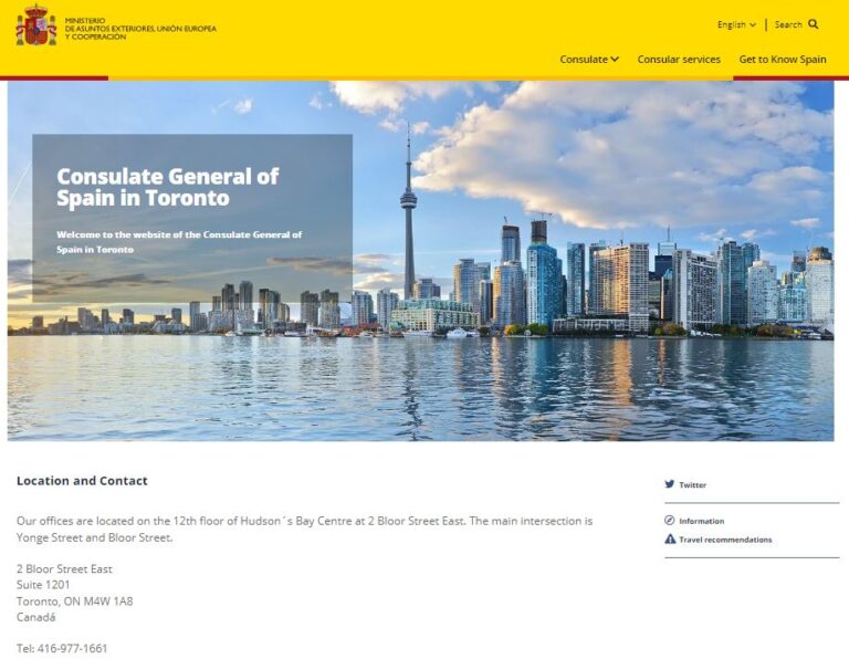 Total Guide for Applying Spanish Schengen Visa From Toronto, Canada