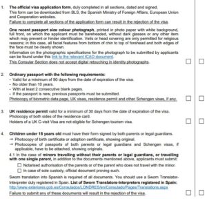 Ultimate Procedure for Applying Spanish Schengen Visa from UK