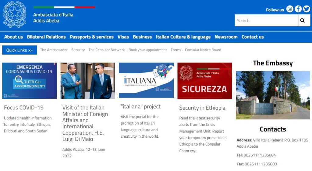 Ultimate Steps for Applying Italian Schengen Visa from Ethiopia