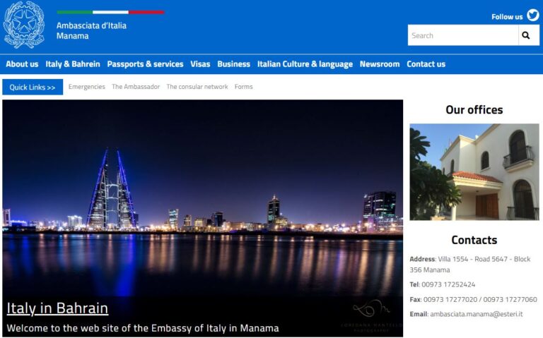 Step-by-Step Guide to Apply Italian Schengen Visa from Bahrain