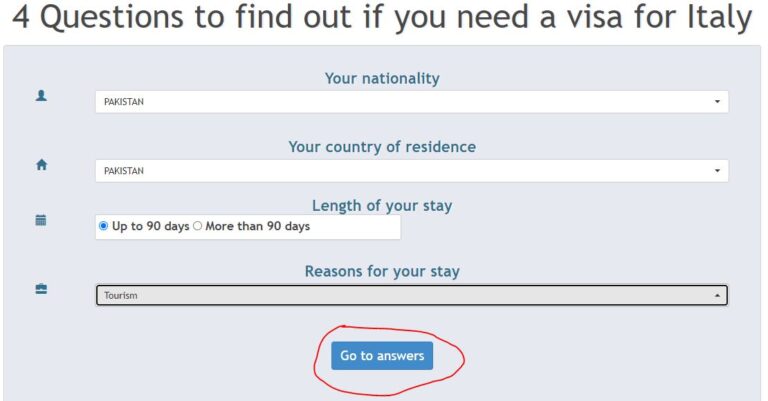 Step-by-Step Process to Apply Italian Schengen Visa from Pakistan