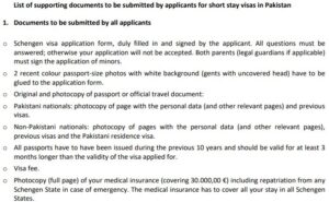 Ultimate Procedure to Apply Spanish Schengen Visa from Pakistan