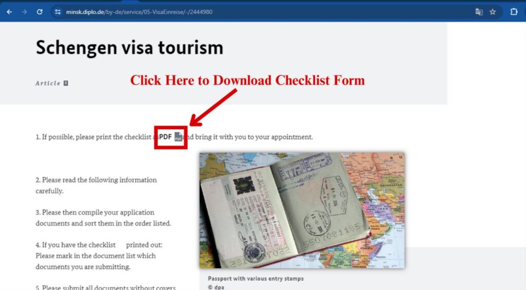 Perfect Guide for Applying German Schengen Visa from Belarus