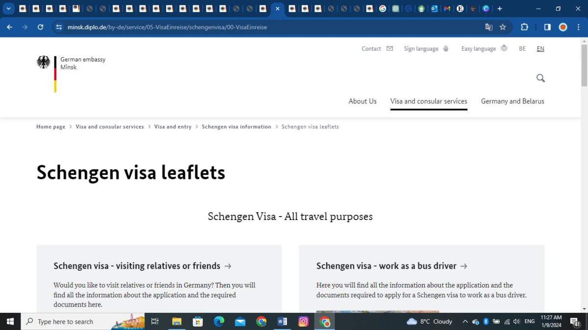 Perfect Guide for Applying German Schengen Visa from Belarus
