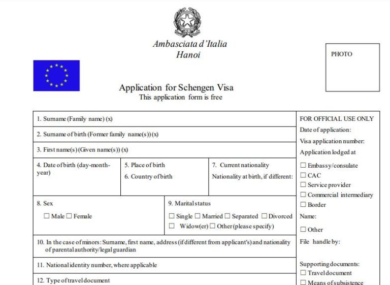 Step-by-Step Guide for Apply Italian Schengen Visa from Vietnam