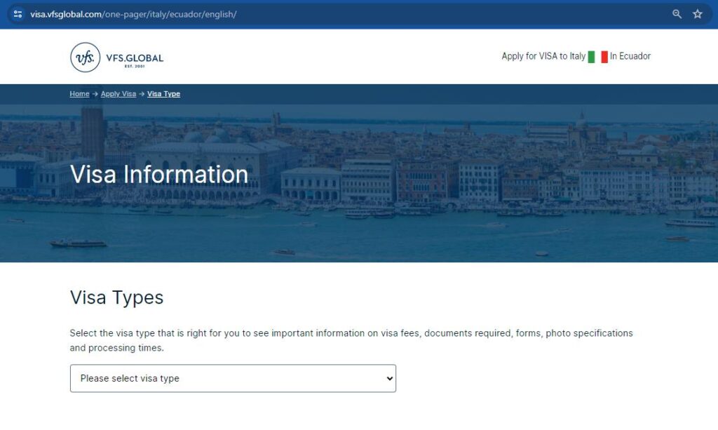 Step-by-Step Mentor for Apply Italian Schengen Visa from Ecuador