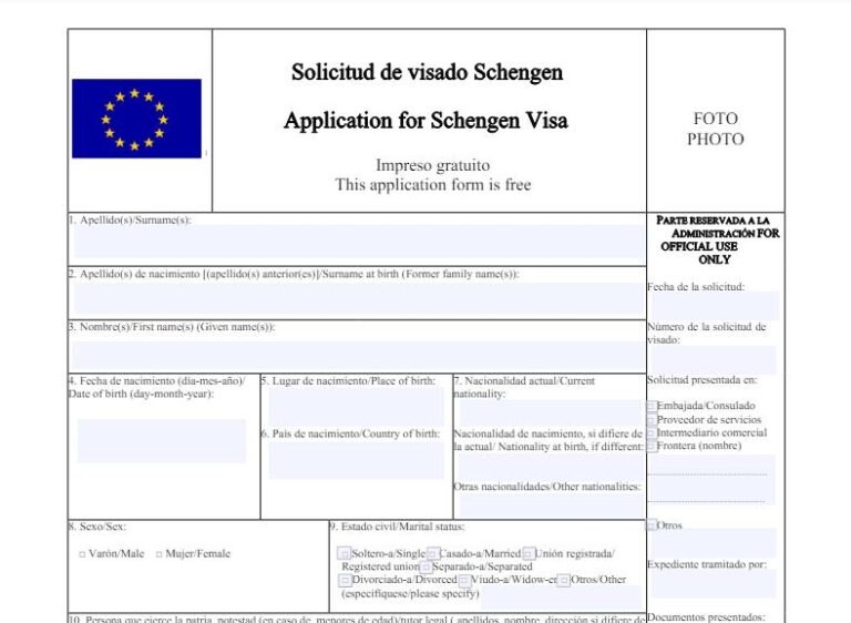 Real Instructions for Apply Spanish Schengen Visa from Zimbabwe