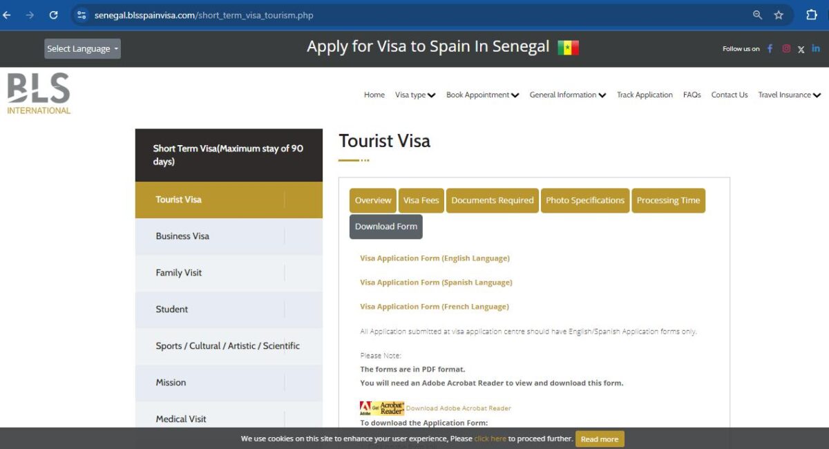 Downright Process for Apply Spanish Schengen Visa from Gambia
