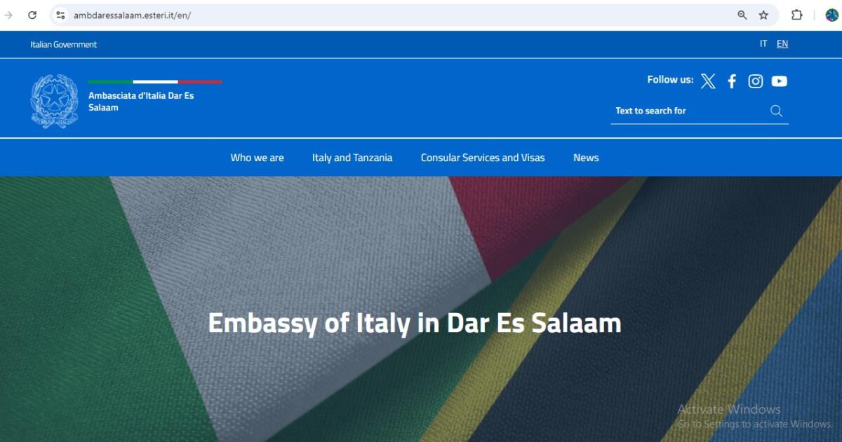 Step-by-Step Plan for Apply Italian Schengen Visa from Tanzania